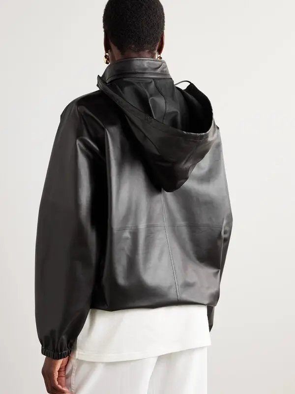 THE ROW Jilly Leather Jacket