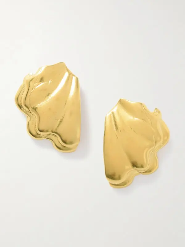YSSO Ocean -plated Earrings - Gold
