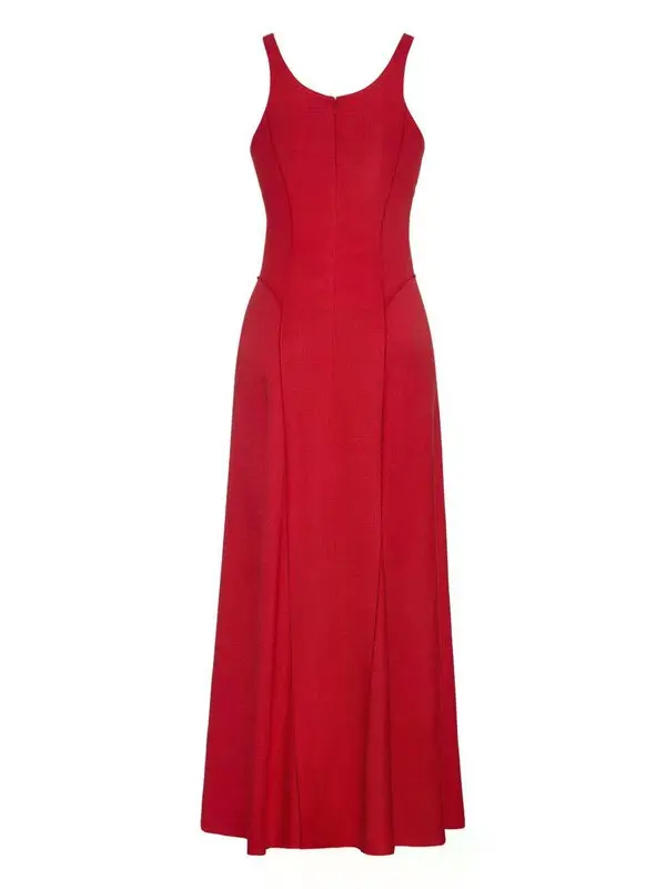 Adam Lippes Shay Midi Dress - Red