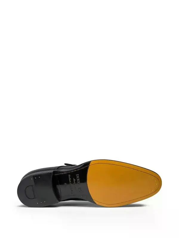 DOUCAL'S Double-buckle Leather Shoes
