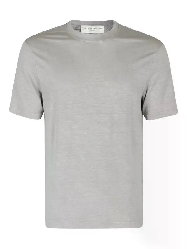 FILIPPO DE LAURENTIIS Crew Neck Short-sleeve T-shirt - Grey