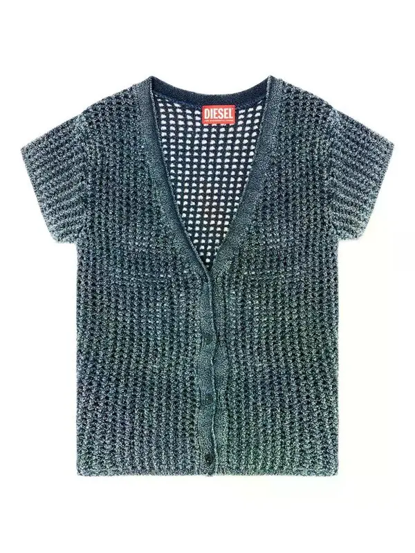 DIESEL® Knitted Button-up Cardigan