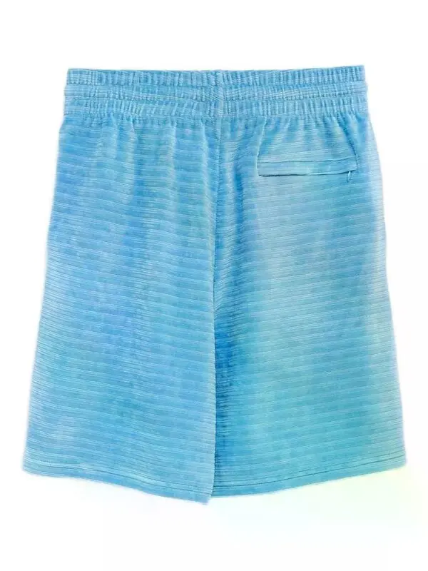 Casablanca Striped Drawstring Shorts - Blue