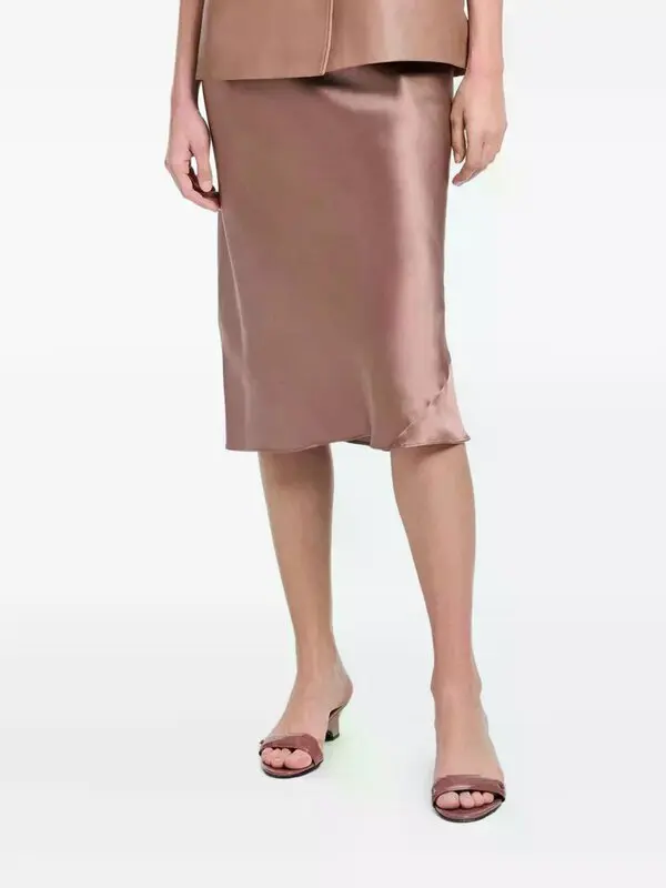 Dorothee Schumacher Straight Silk Skirt