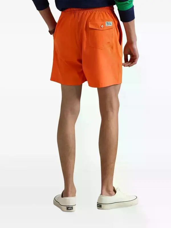 Polo Ralph Lauren Logo-embroidered Drawstring Swim Shorts - Orange
