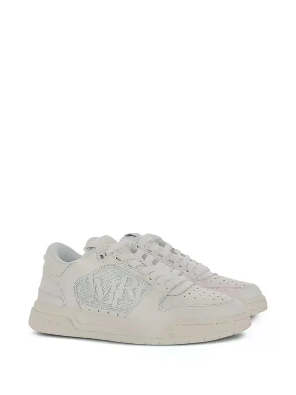 Amiri Logo-embellished Low-top Sneakers - White