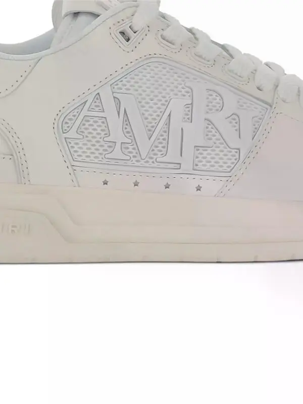 Amiri Logo-embellished Low-top Sneakers - White