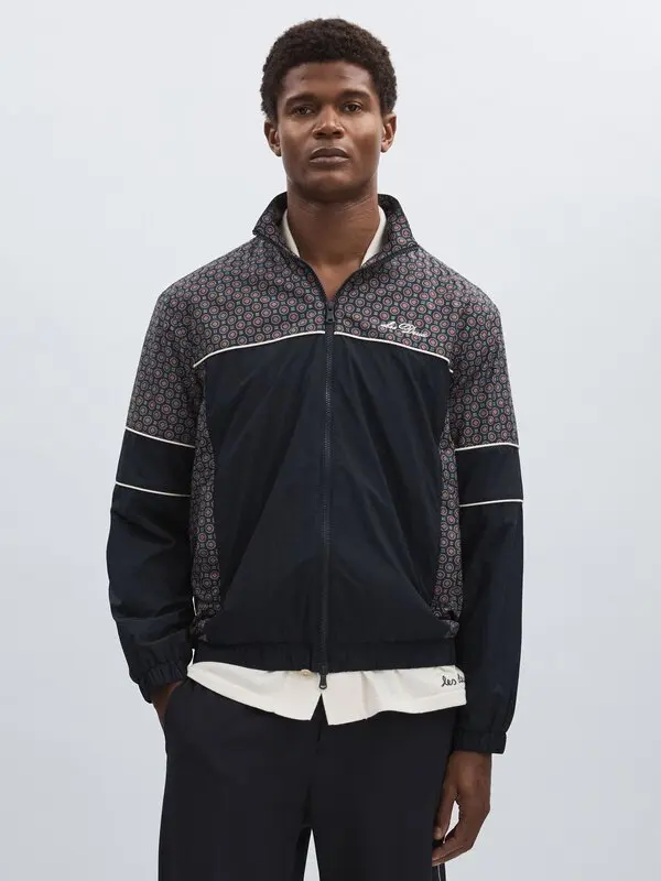 LES DEUX Smith Printed Track Jacket