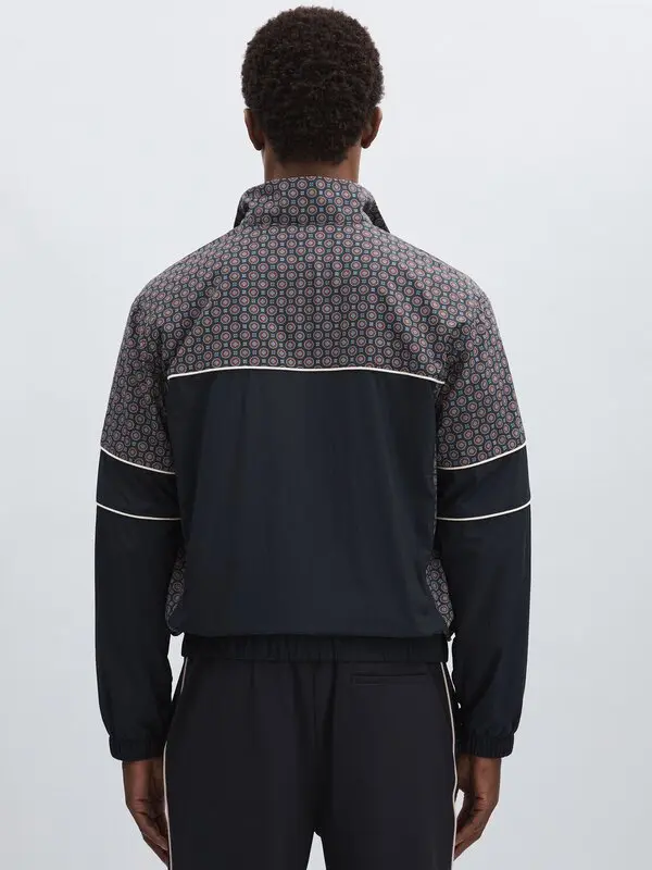 LES DEUX Smith Printed Track Jacket
