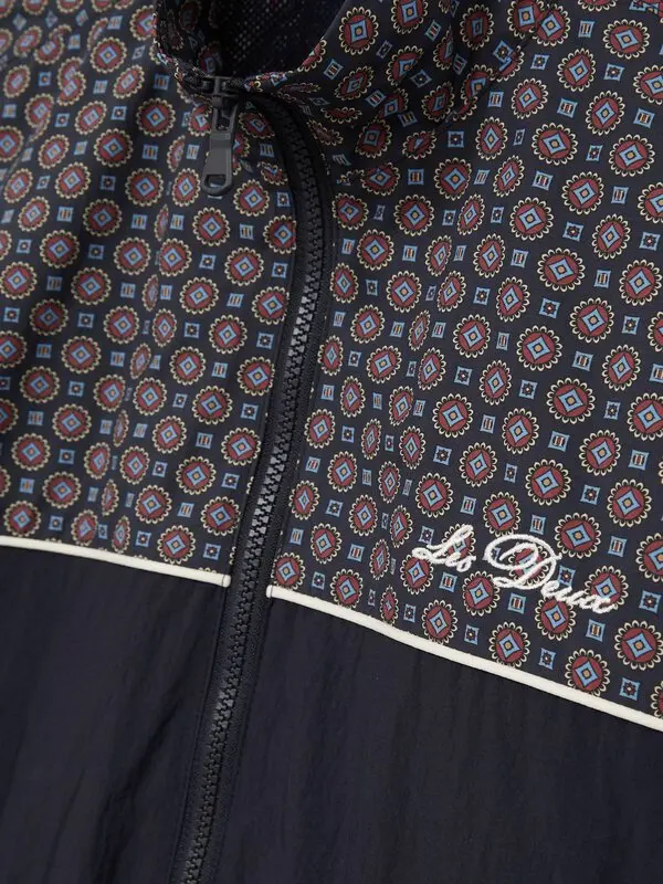 LES DEUX Smith Printed Track Jacket
