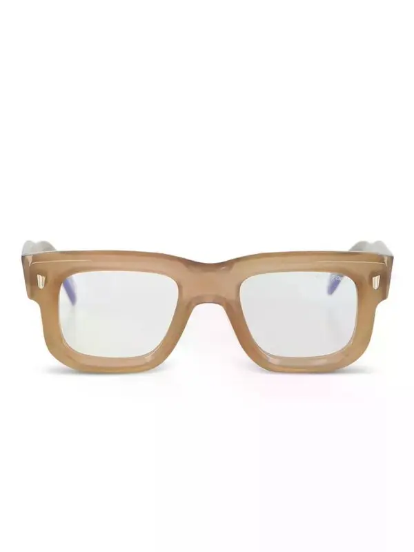 CUTLER & GROSS Square-frame Glasses - Brown