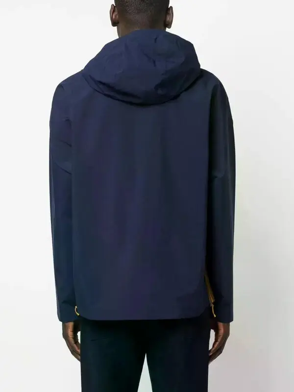 COTOPAXI Colour-block Hooded Windbreaker - Blue