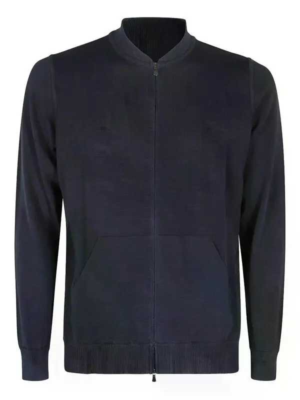 FILIPPO DE LAURENTIIS Zip-up Cardigan - Blue