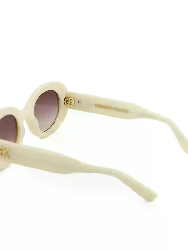 EMMANUELLE KHANH Oval Frame Sunglasses