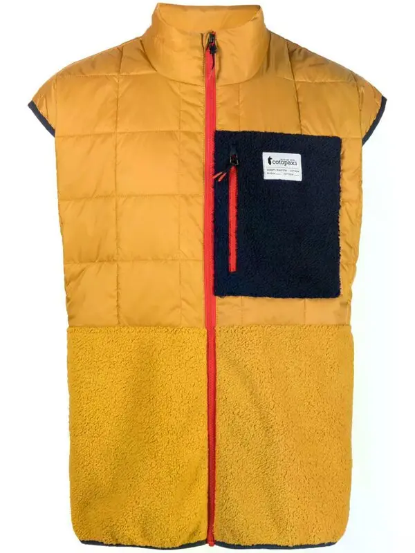 COTOPAXI Panelled Fleece Gilet - Yellow