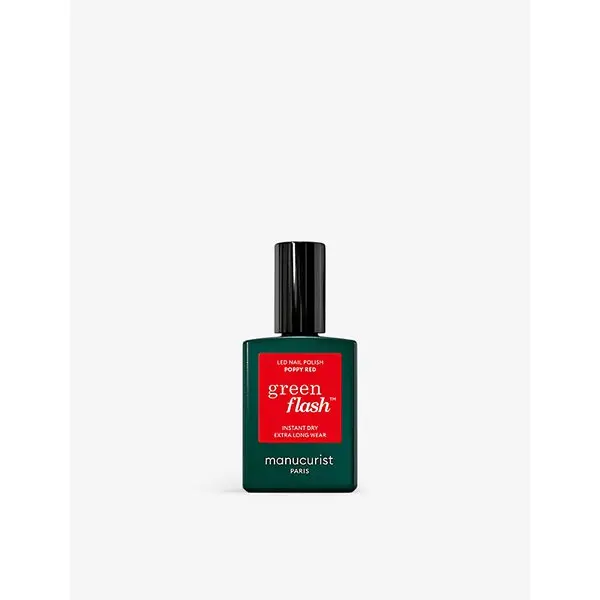 MANUCURIST Green Flash Nail Polish 15ml - Poppy Red