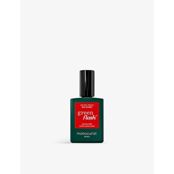 MANUCURIST Green Flash Nail Polish 15ml - Red Cherry