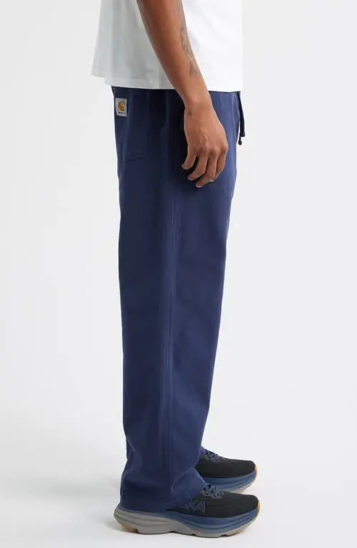 Carhartt Work In Progress Floyde Twill Drawstring Pants - Blue (garment Dyed)