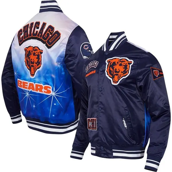 PRO STANDARD Chicago Bears Sublimated Satin Full-snap Jacket
