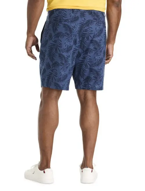 NAUTICA Big & Tall Striped Pull-on Shorts