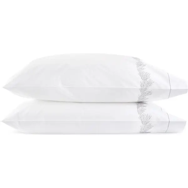 MATOUK Atoll Set Of 2 Pillowcases - Alabaster