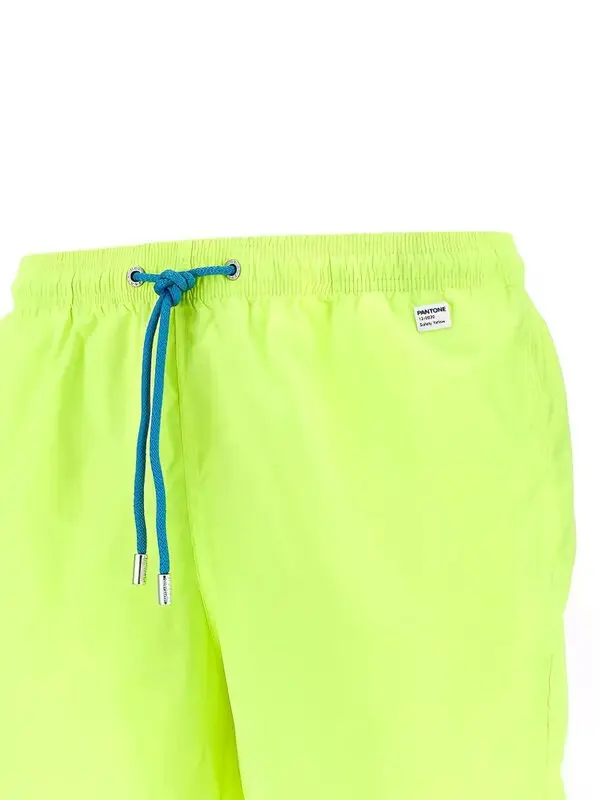 MC2 SAINT BARTH Drawstring-waist Swim Shorts - Yellow