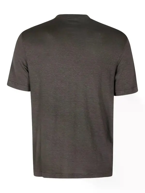 FILIPPO DE LAURENTIIS Crew Neck Short-sleeve T-shirt - Brown