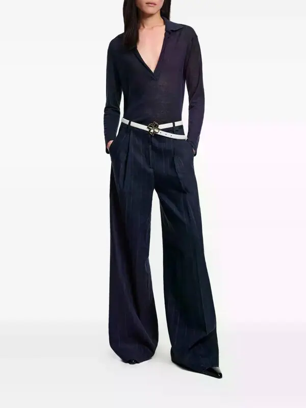 Dorothee Schumacher Pinstriped Wide-leg Trousers