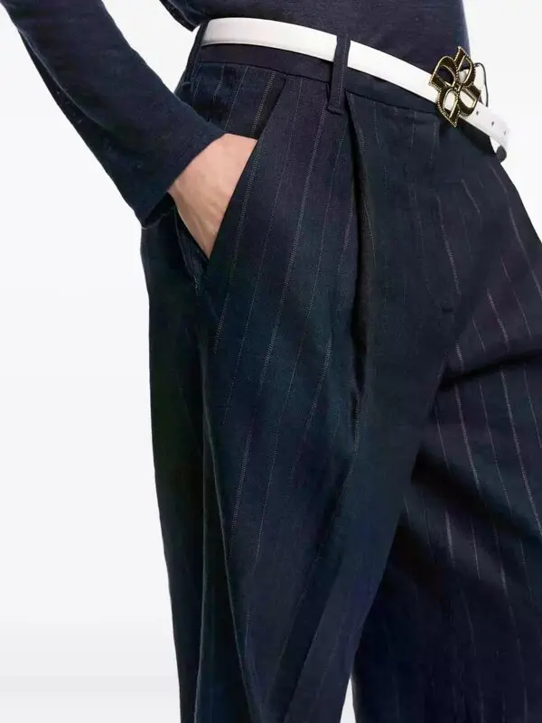 Dorothee Schumacher Pinstriped Wide-leg Trousers