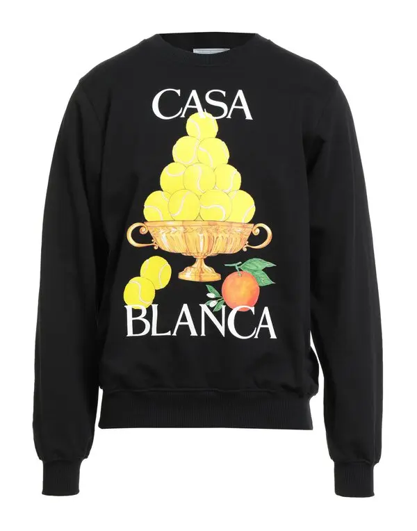 Casablanca Organic Cotton Blend Fleece Sweatshirt