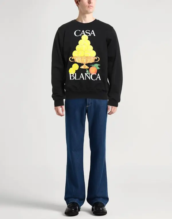 Casablanca Organic Cotton Blend Fleece Sweatshirt