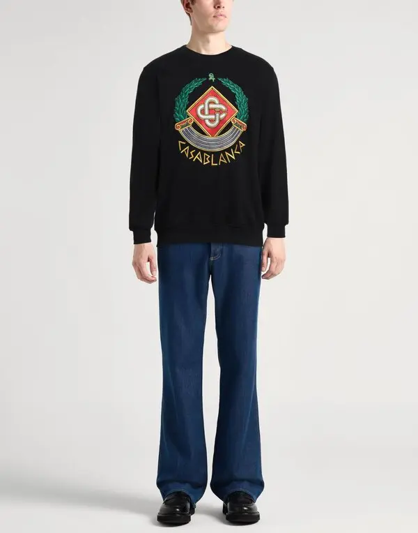 Casablanca Crewneck Sweatshirt With Embroidered Logo