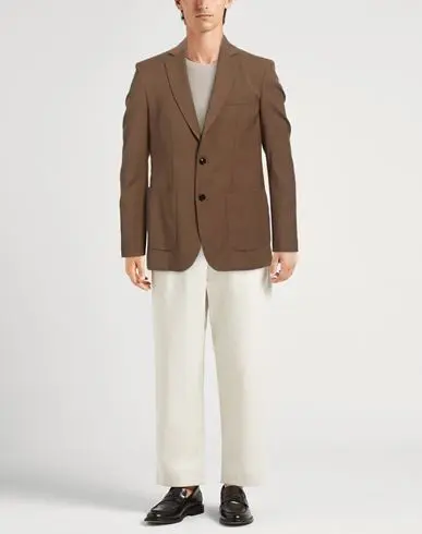 LIU •JO MAN Blazer Camel Size Polyester, Viscose, Elastane