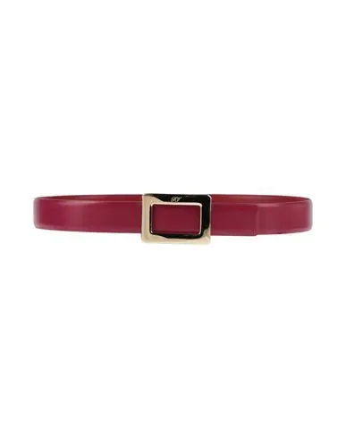 ROGER VIVIER Leather Belt With Appliqués - Red