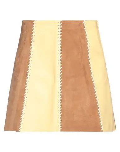 Marni Mini Leather Flared Skirt
