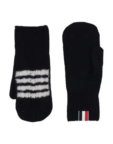 Thom Browne Cable-knit Gloves - Blue