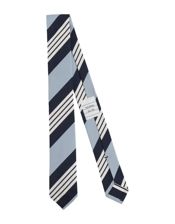 Thom Browne Striped Necktie - Blue