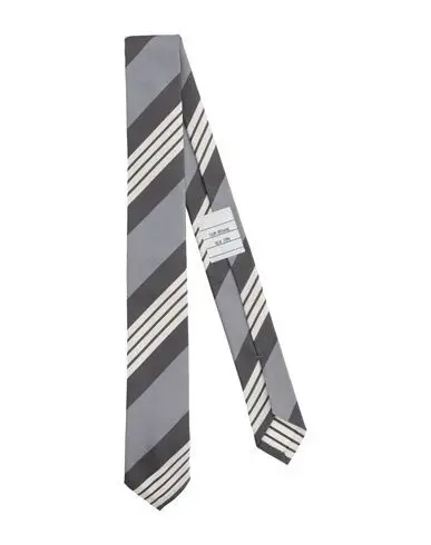 Thom Browne Striped Necktie - Grey