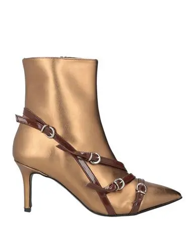 DIVINE FOLLIE Ankle Boots - Bronze