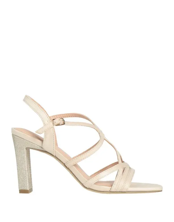 Menbur Textile Fiber Slingback Sandals With Block Heel