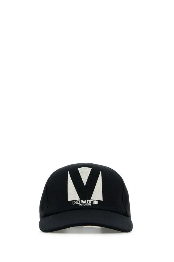 Valentino Garavani Cotton Hat - Black