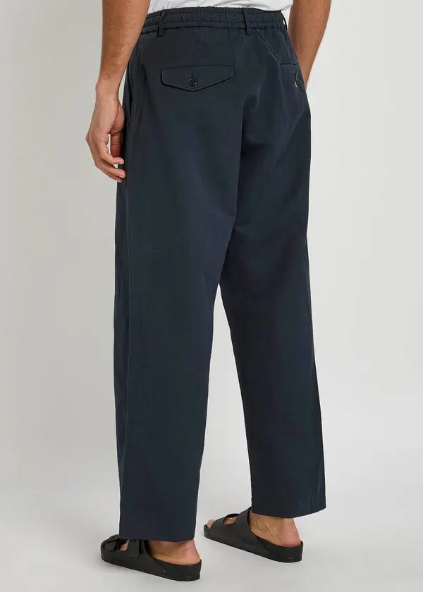 Universal Works Oxford Linen-blend Trousers