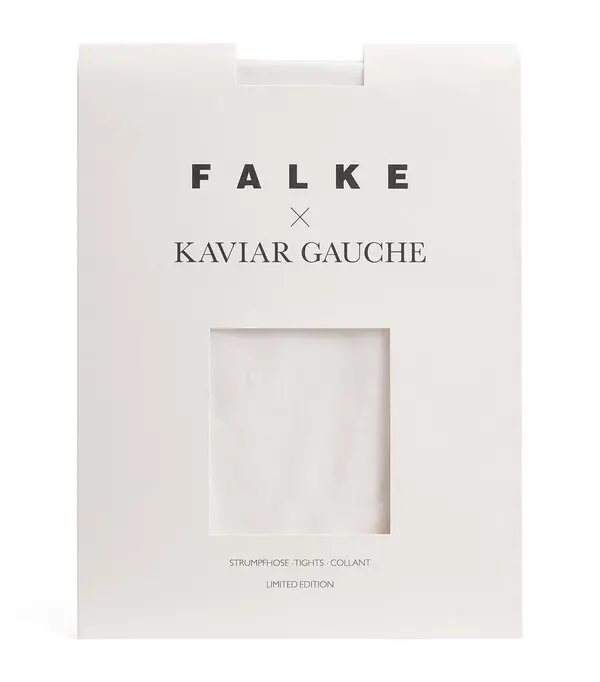 Falke X Kaviar Gauche Heart Tights - White