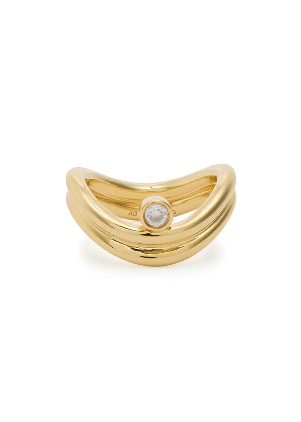 RAGBAG Odile 18kt-plated Ring - Gold