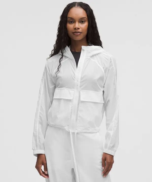 Lululemon Hood-lite Relaxed-fit Jacket - White