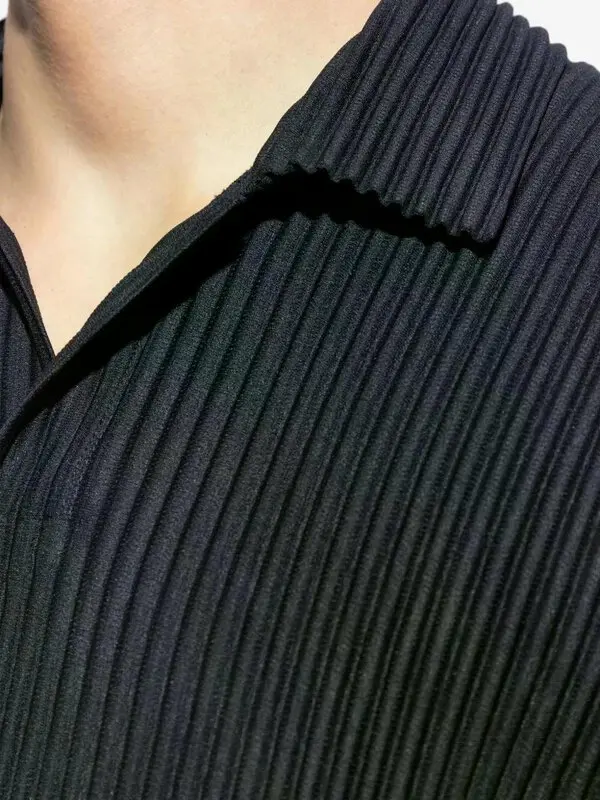 Issey Miyake Pleated T-shirt - Blue