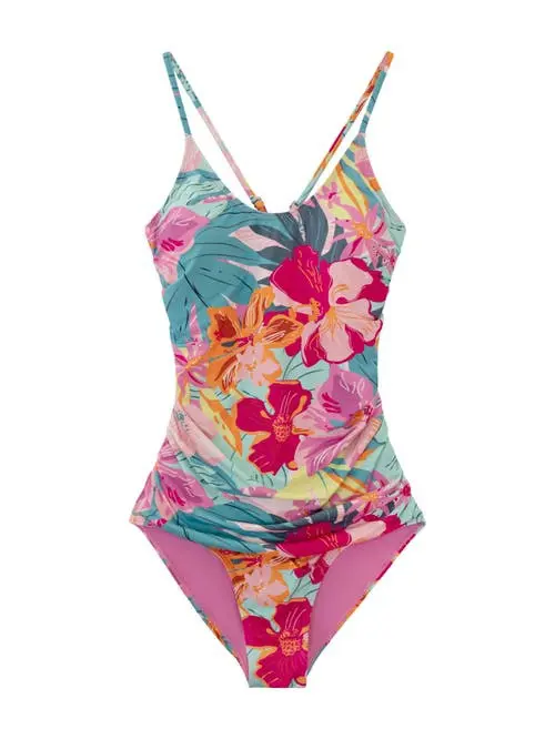 NANI Ruched One-piece Swimsuit