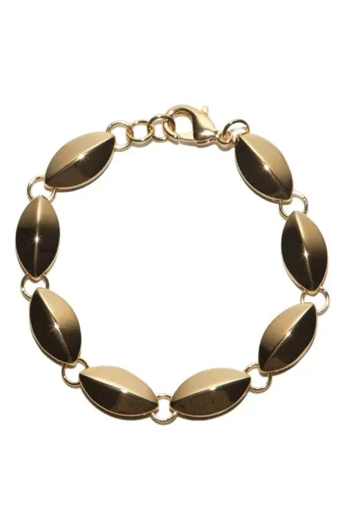 Argento Vivo Marquee Chain Link Bracelet - Gold