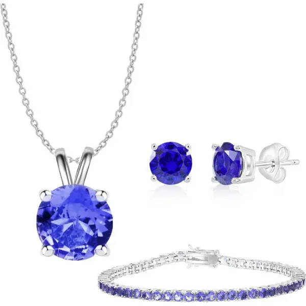 DONATELLO GIAN Created Tanzanite Jewelry Set - Blue