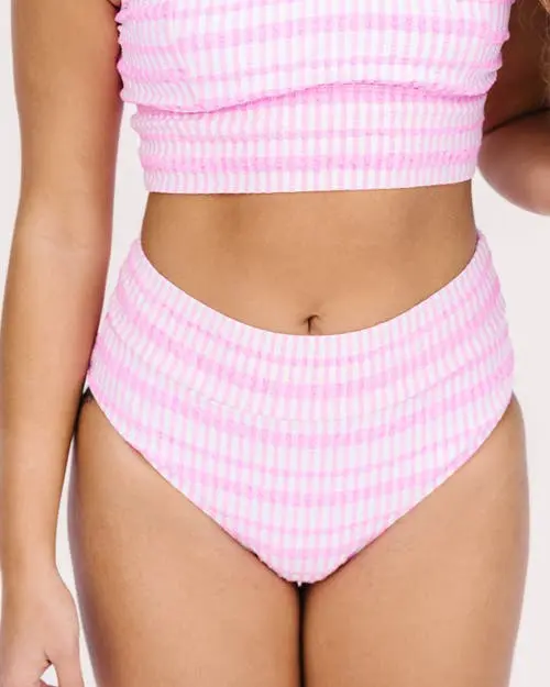 NANI Mid-rise Bikini Bottom - Pink Lemonade